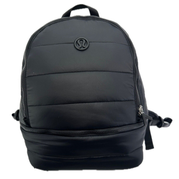lululemon athletica | Bags | Lululemon Wunder Puff Backpack 2l Black ...